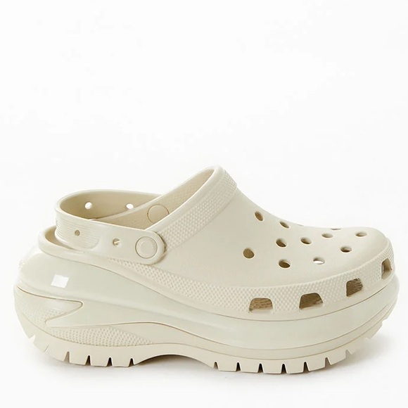 CROCS | Shoes | Crocs Mega Crush Platform Clogs Bone | Poshmark